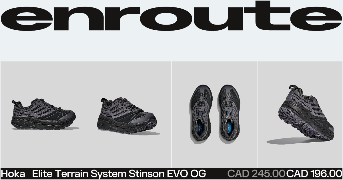 Hoka Elite Terrain System Stinson EVO OG | ENROUTE.RUN